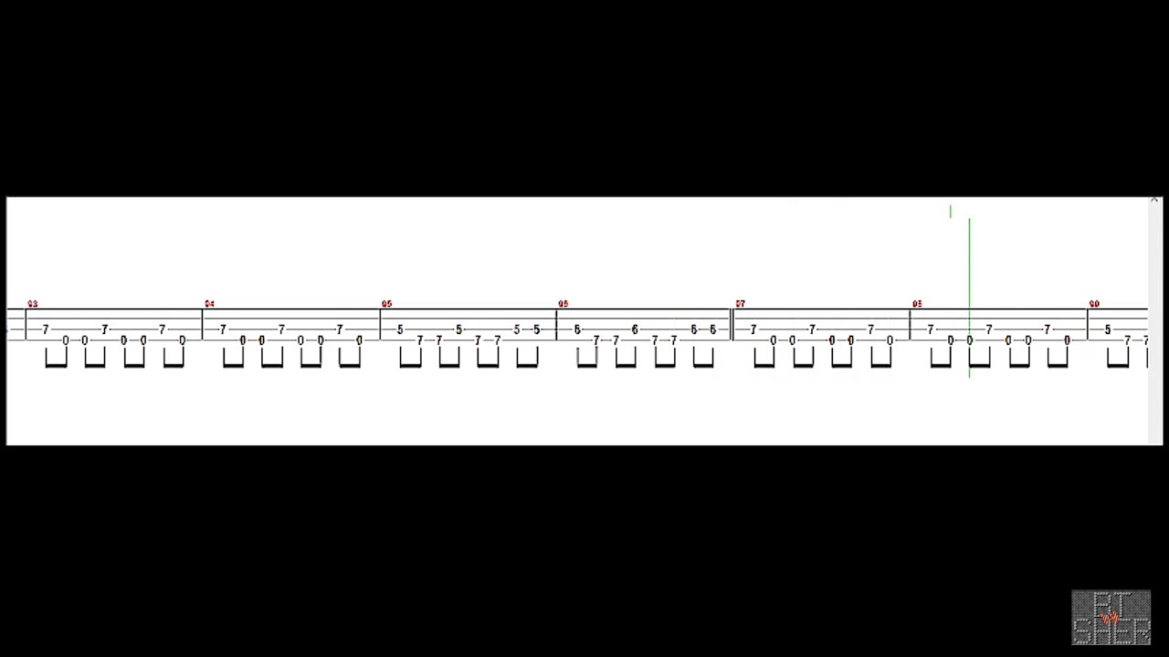 ORION (by METALLICA) BACKING TRACK WITH TAB for BASS GUITAR - YouTube