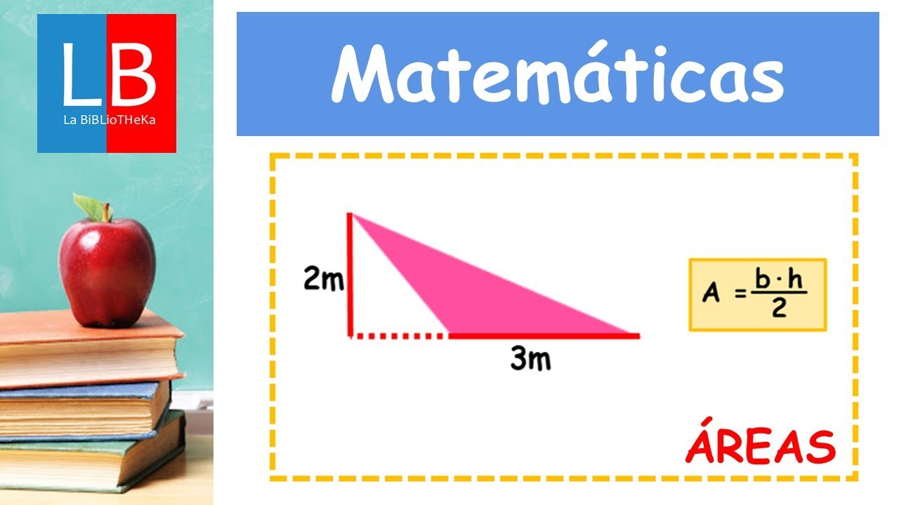 Área del TRIÁNGULO para niños 👍 PRIMARIA - YouTube