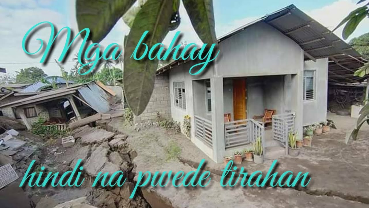 Mga bahay, nawasak dahil sa bulkan taal - YouTube