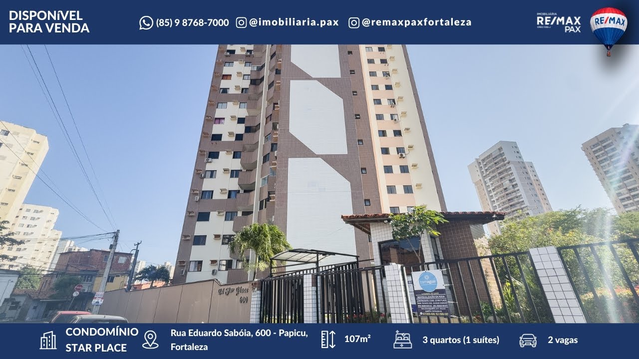 Condomínio Star Place - 107m² - Papicu - YouTube
