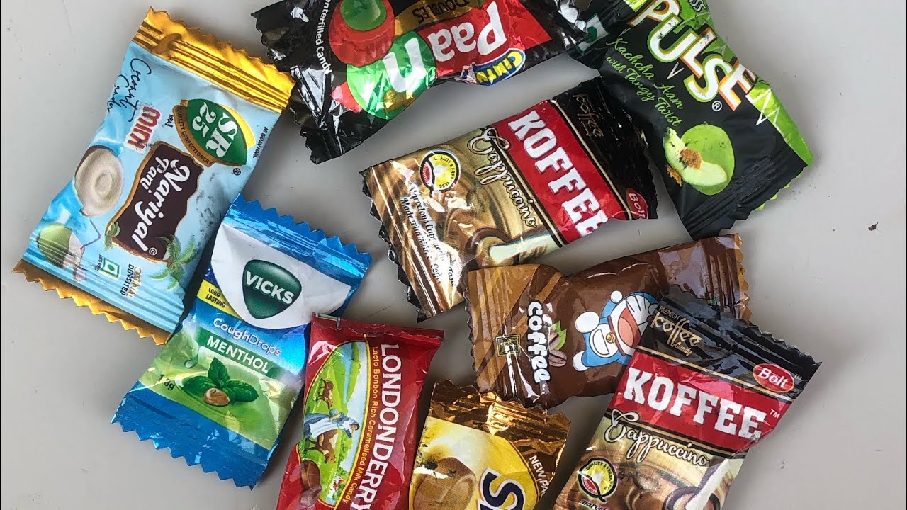 Lots candy unboxing lolipop unboxing unpacking candy videos - YouTube