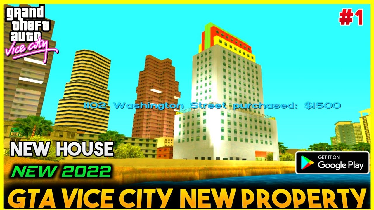 GTA VICE CITY WASHINGTON NEW PROPERTY || NEW HOUSE IN GTA VICE CITY ...