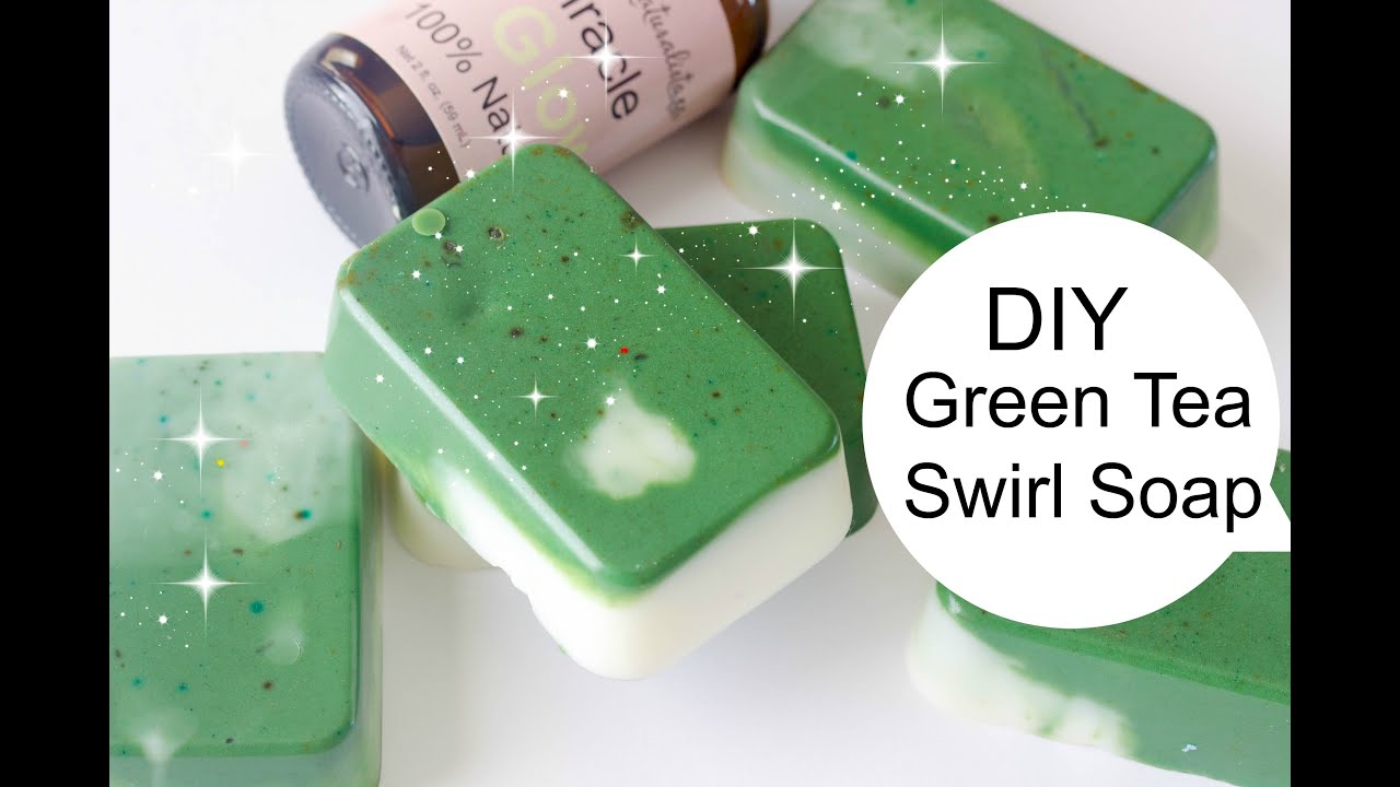 Making Green Tea Swirl Soap Bars (DIY Saturday Episode 12) - YouTube