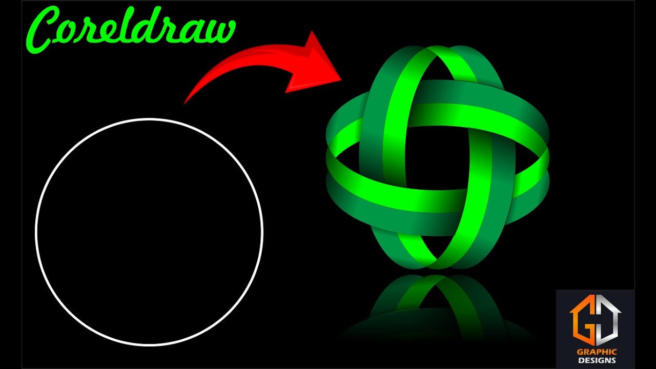 How To Make Circle Logo in Coreldraw | Best Circle Design in Corel Draw ...