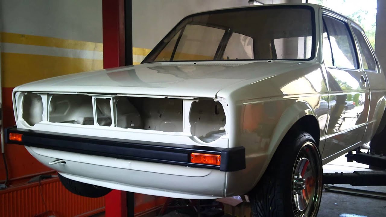 VW Golf Mk1 R32 pepper white full story 2012 - 2014 - YouTube