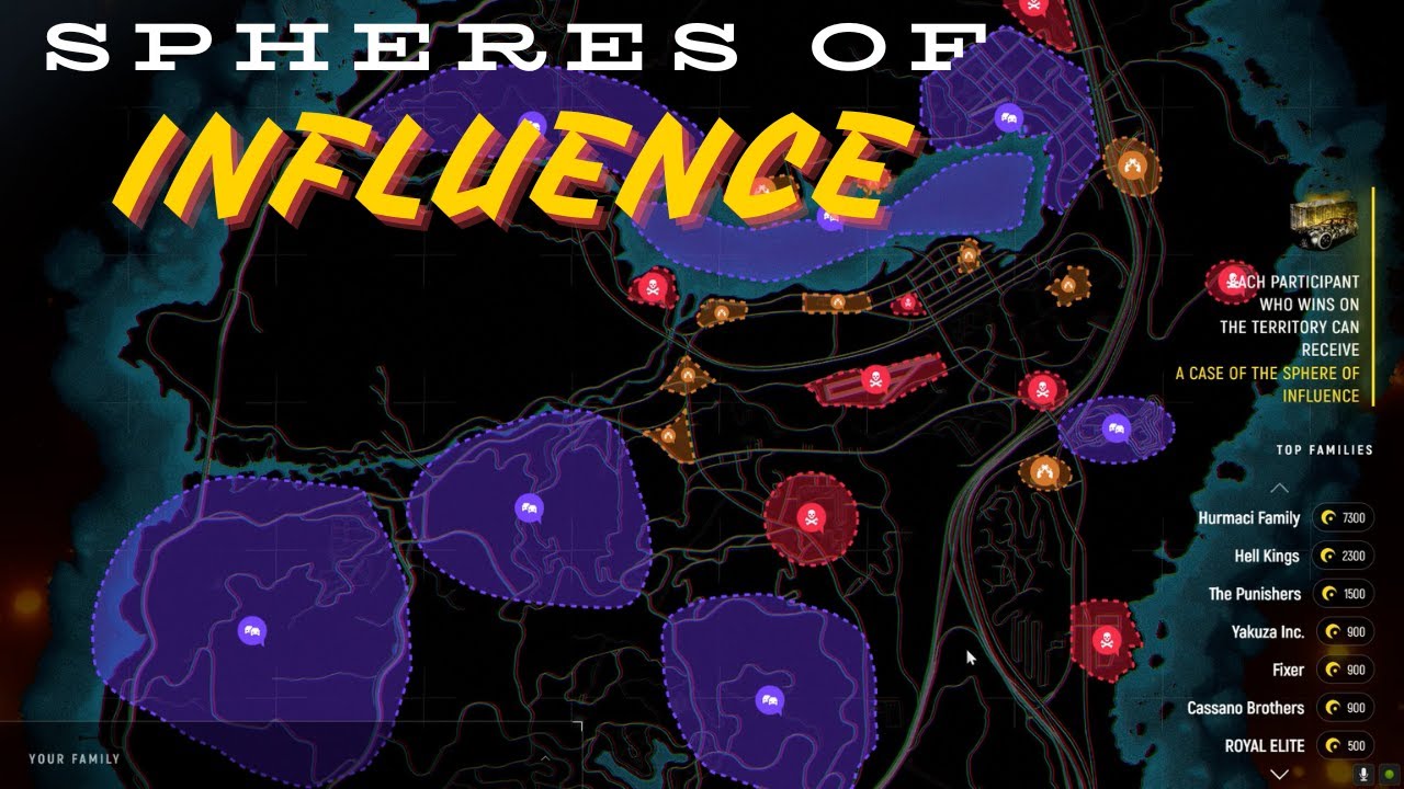 How to do Spheres of influence to increase "FAMILY POINTS" in GRAND RP ...