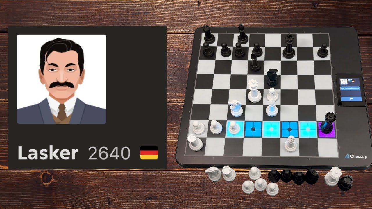 Lasker bot rated 2640 + ChessUp 2 - YouTube