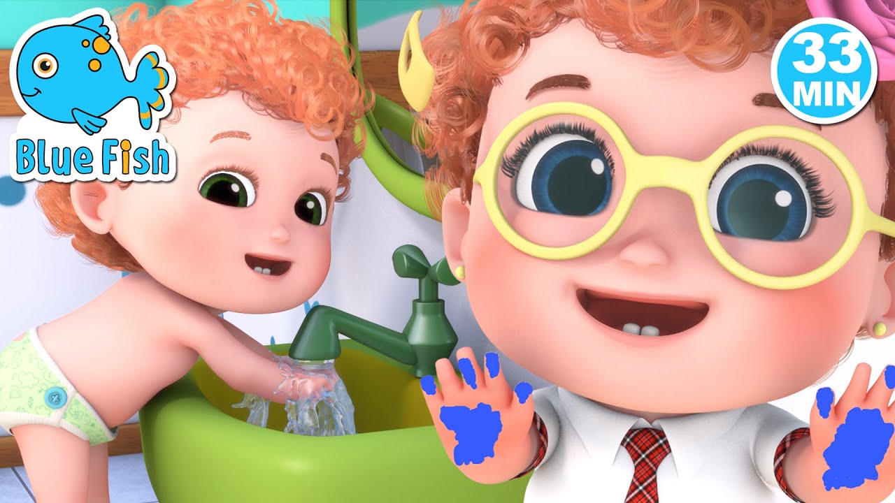 🚰wash wash wash wash you Hand | Sick Song, Boo Boo Song | cartoon ...