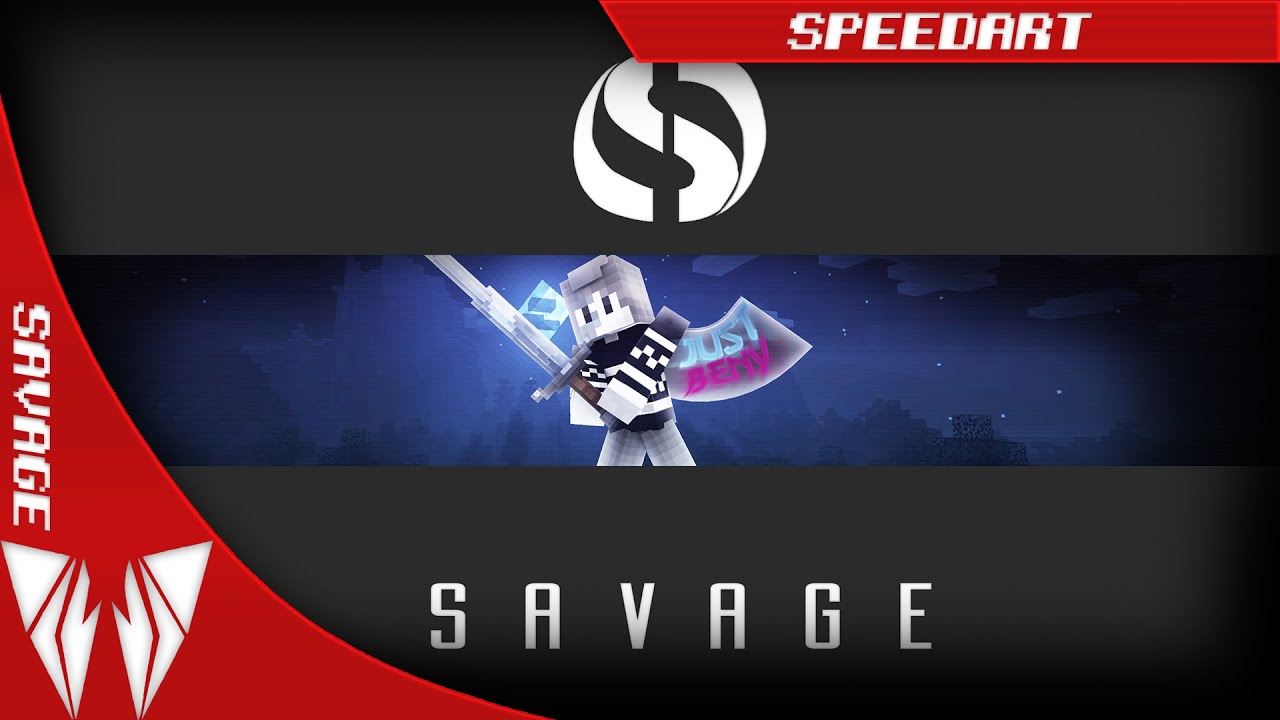 New banner // speedart // (By Savage) - YouTube