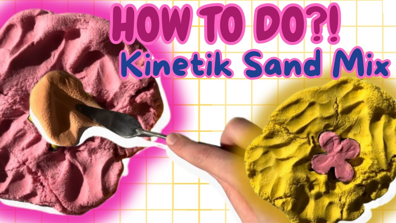 Do KINETIC SAND Colors Mix? | Satisfying Kinetic Sand ASMR | Relaxing ...