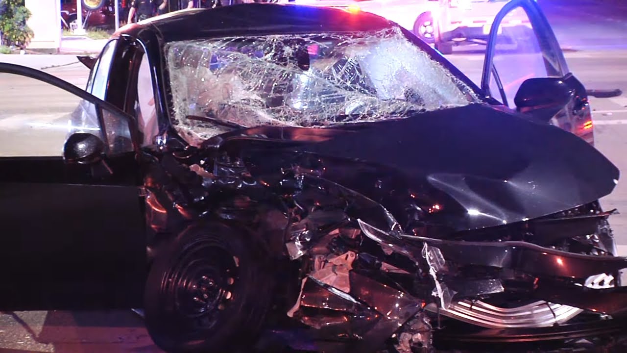 High-Speed Car Crash After Stolen SUV Crashes Into Innocent Motorist ...