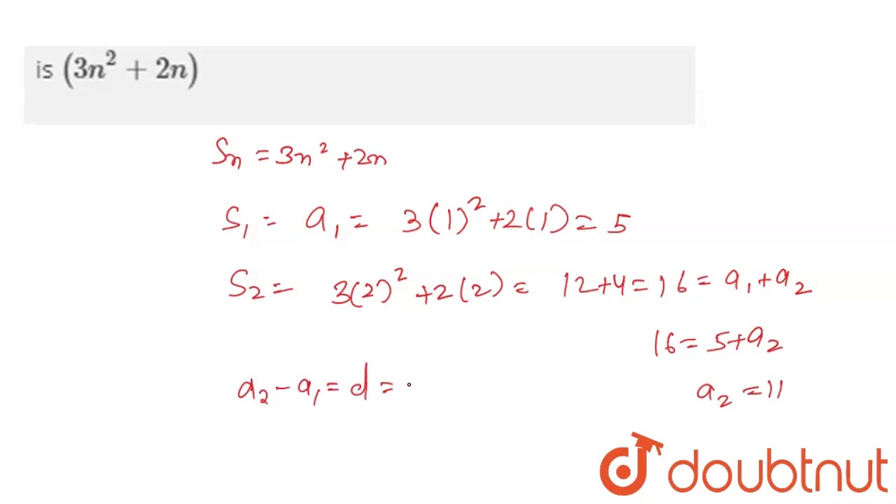 Find the rth term of an AP, the sum of whose first n terms is `(3n^(2 ...