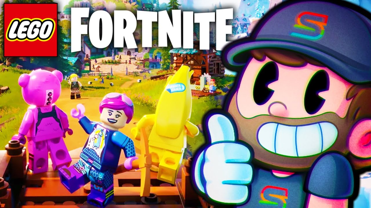 The Crew Plays the NEW Lego Fortnite Minecraft Clone! - YouTube