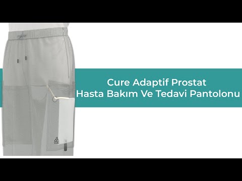 Cure Adaptif Denim Mavi Prostat Hasta Bakım Ve Tedavi Pantolonu