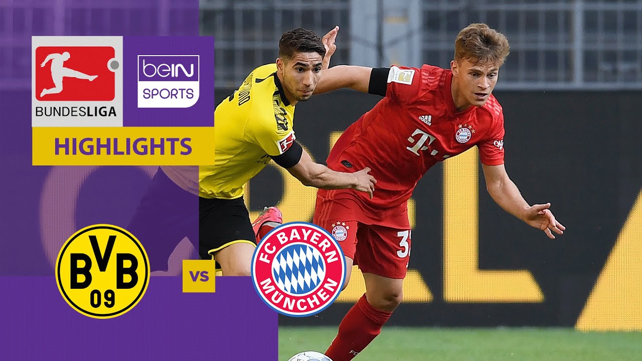 Borussia Dortmund v Bayern Munich | Bundesliga | 19/20 Match Highlights ...