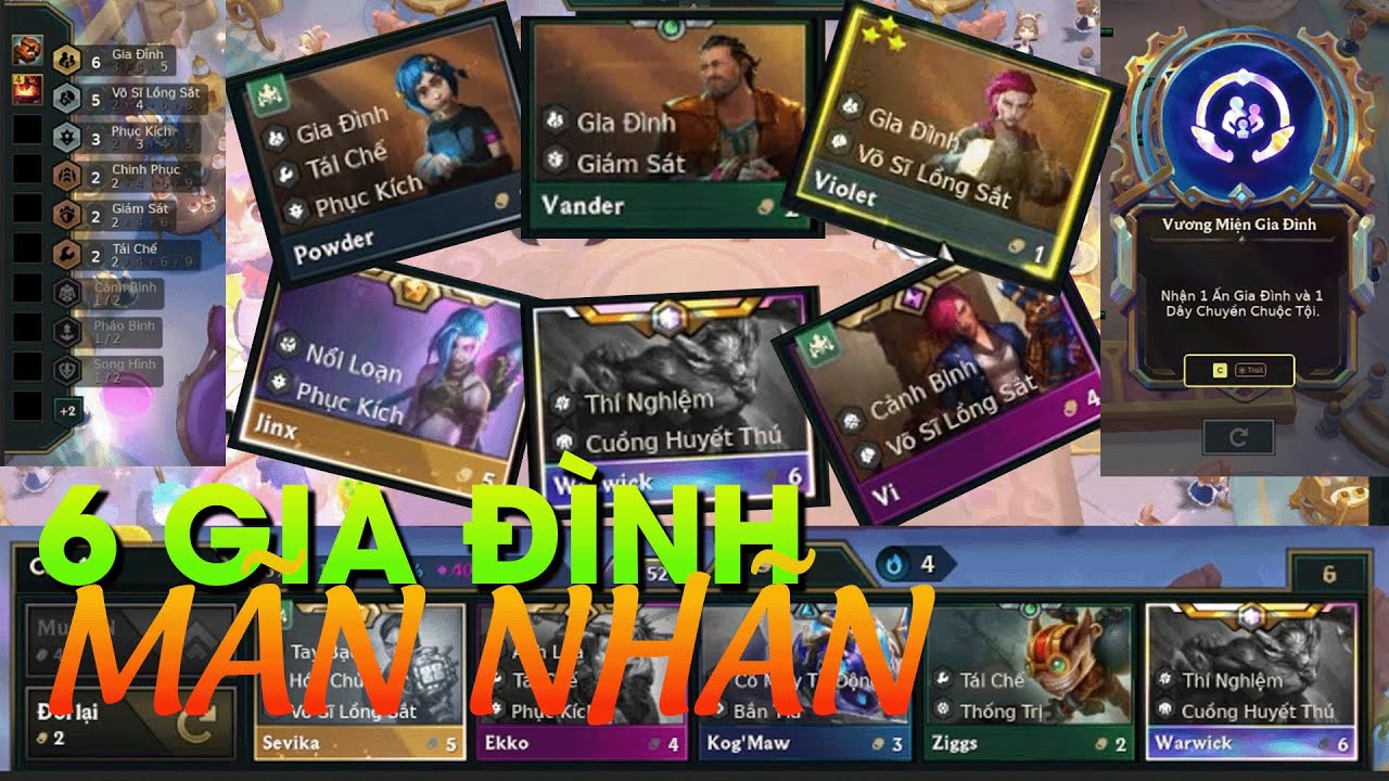 6 GIA ĐÌNH UP CẤP LÊN 10 TÌM KIẾM WARWICK KÍCH MỐC ẨN - YouTube