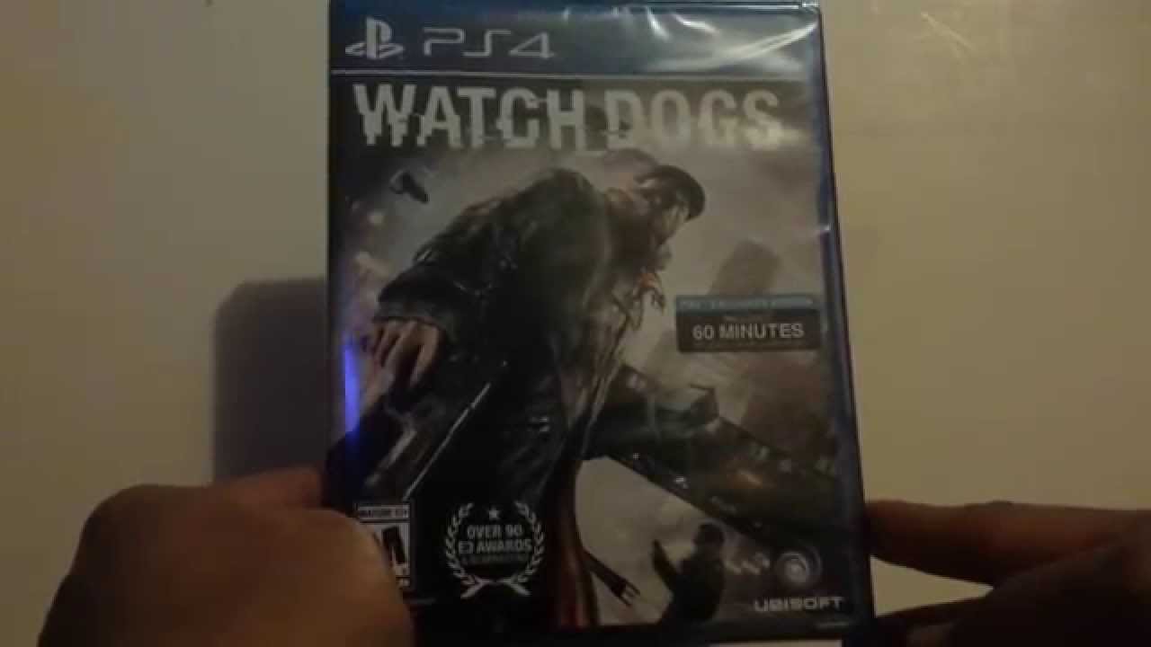 Watch Dogs PS4 Unboxing Playstation 4 - YouTube