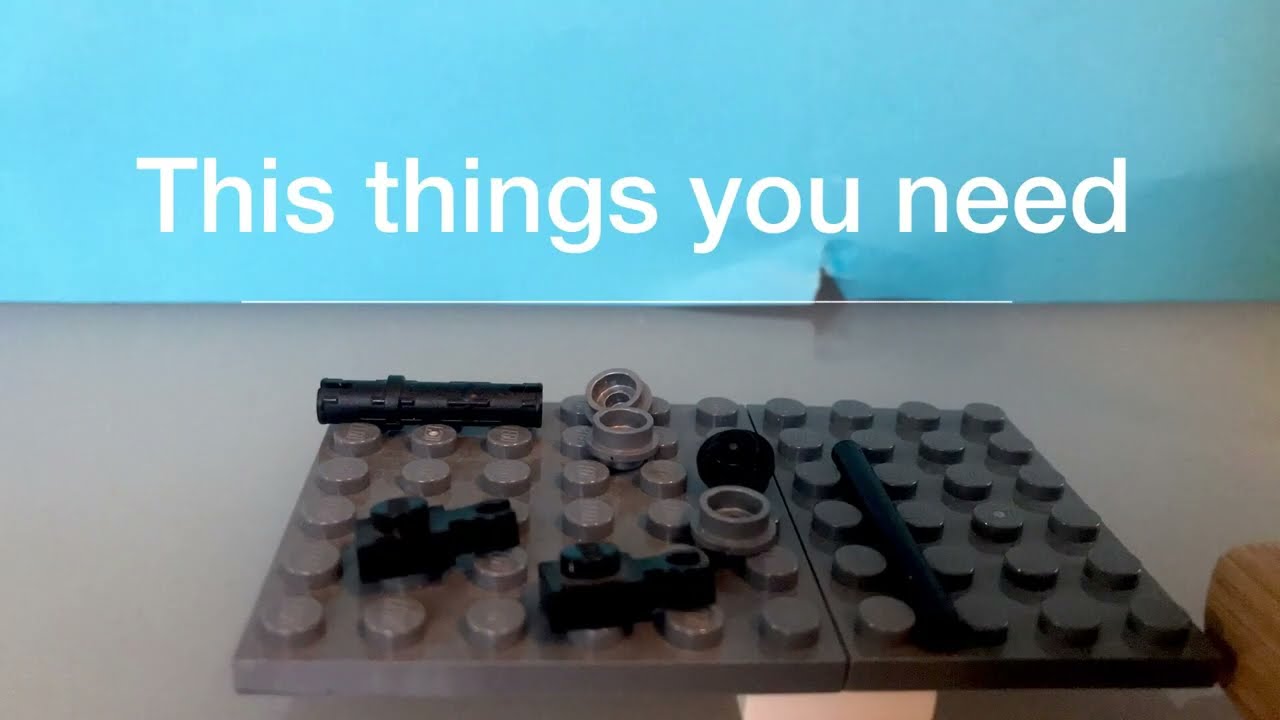how to make a lego minigun - YouTube