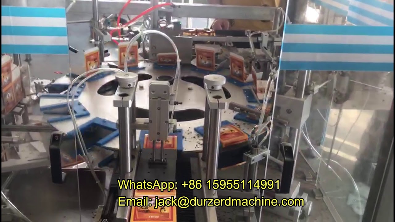 Automatic tea box packing machine - YouTube