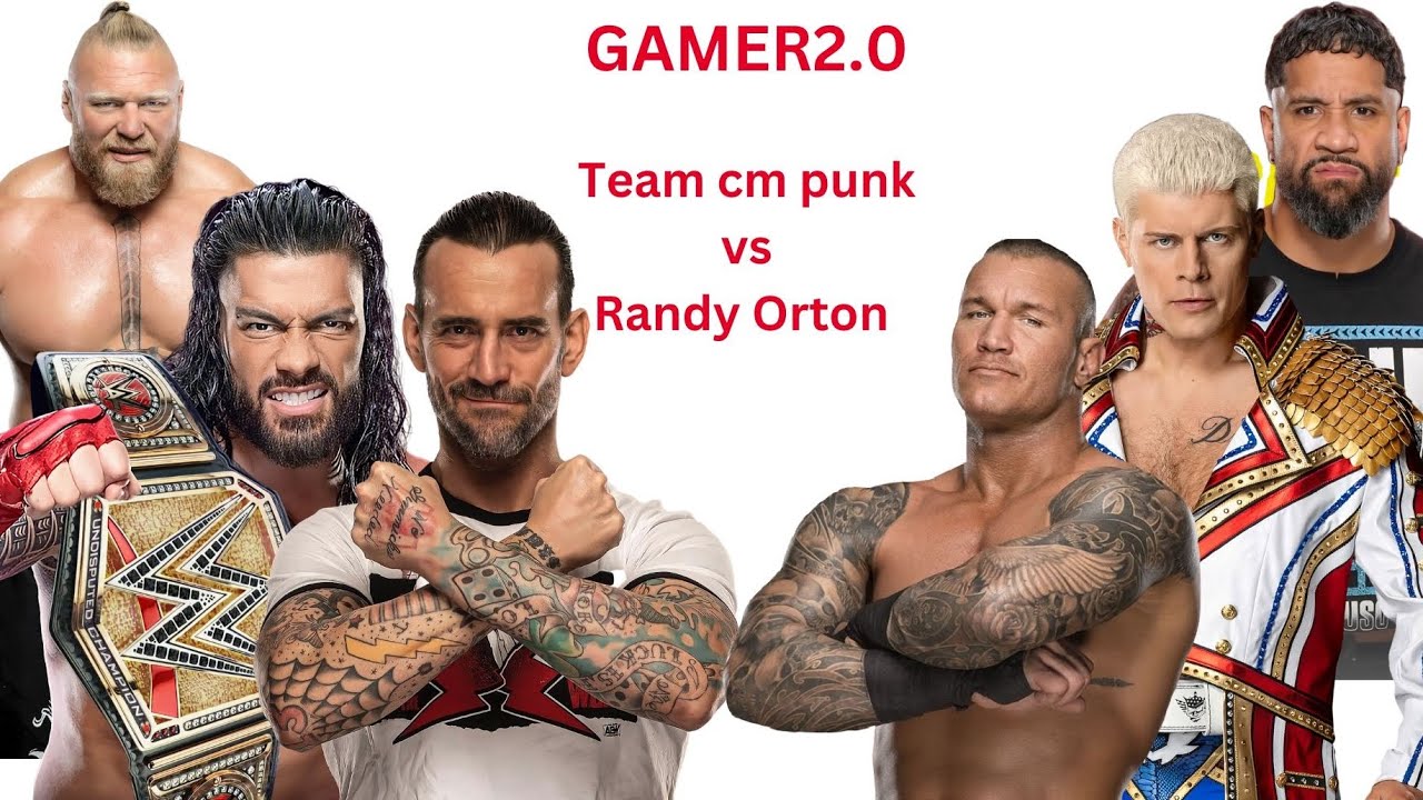 CM punk Team vs Randy Orton team Full Fight #cmpunk - YouTube
