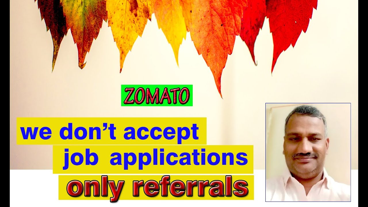zomato career apply for food delivery jobs with friends referrals - YouTube