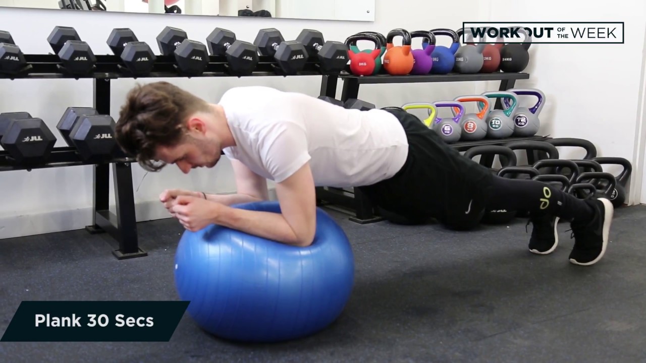 Workout of the Week #22 Gym Ball - YouTube