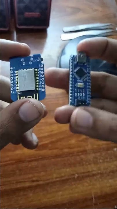 arduino nano vs d1 mini pro size comparison#shorts - YouTube