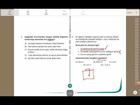 MEB 9. Sınıf  tekrar testi fizik  2019-2020
