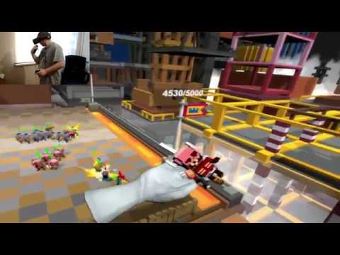 Cubians VR Deepoon e2 + Razer Hydra(Бюджетный Vive) Gameplay - YouTube