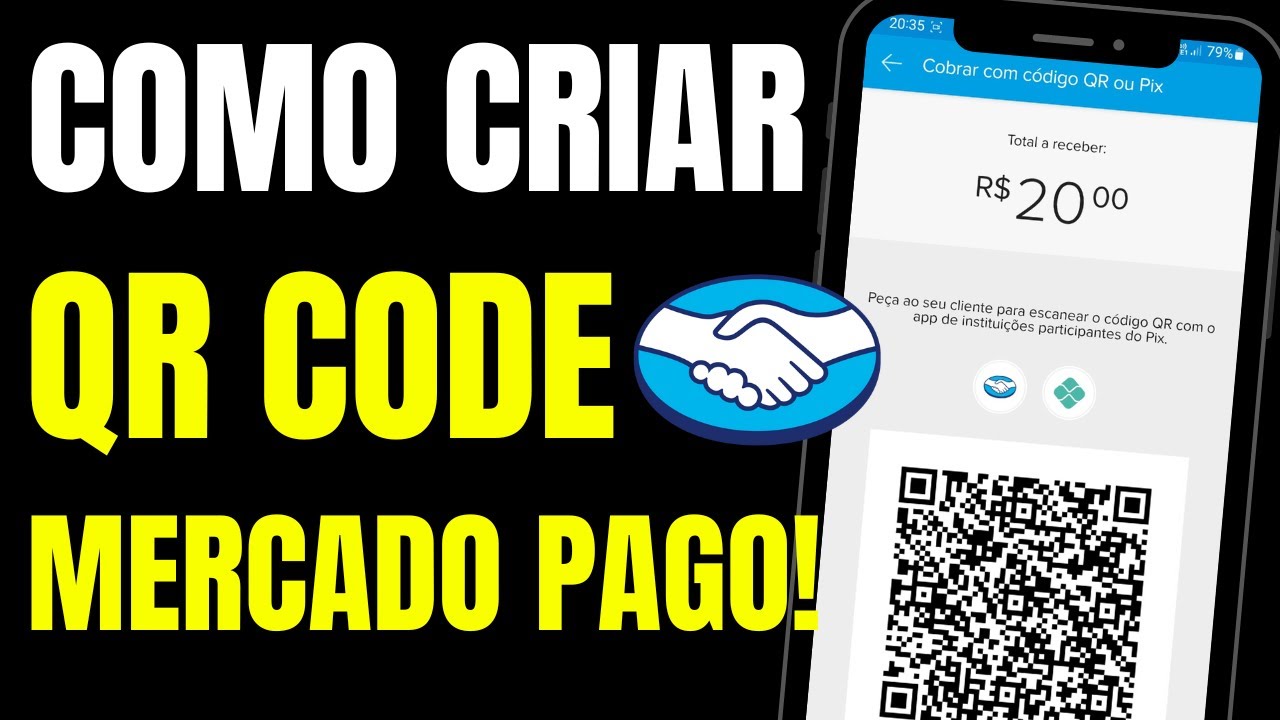 COMO CRIAR QR CODE NO MERCADO PAGO PARA RECEBER PAGAMENTOS VIA PIX ...