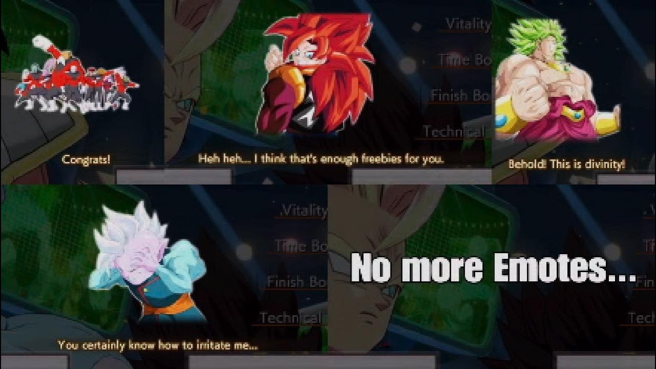 DBFZ: The descent into "emote-tional" damage - YouTube