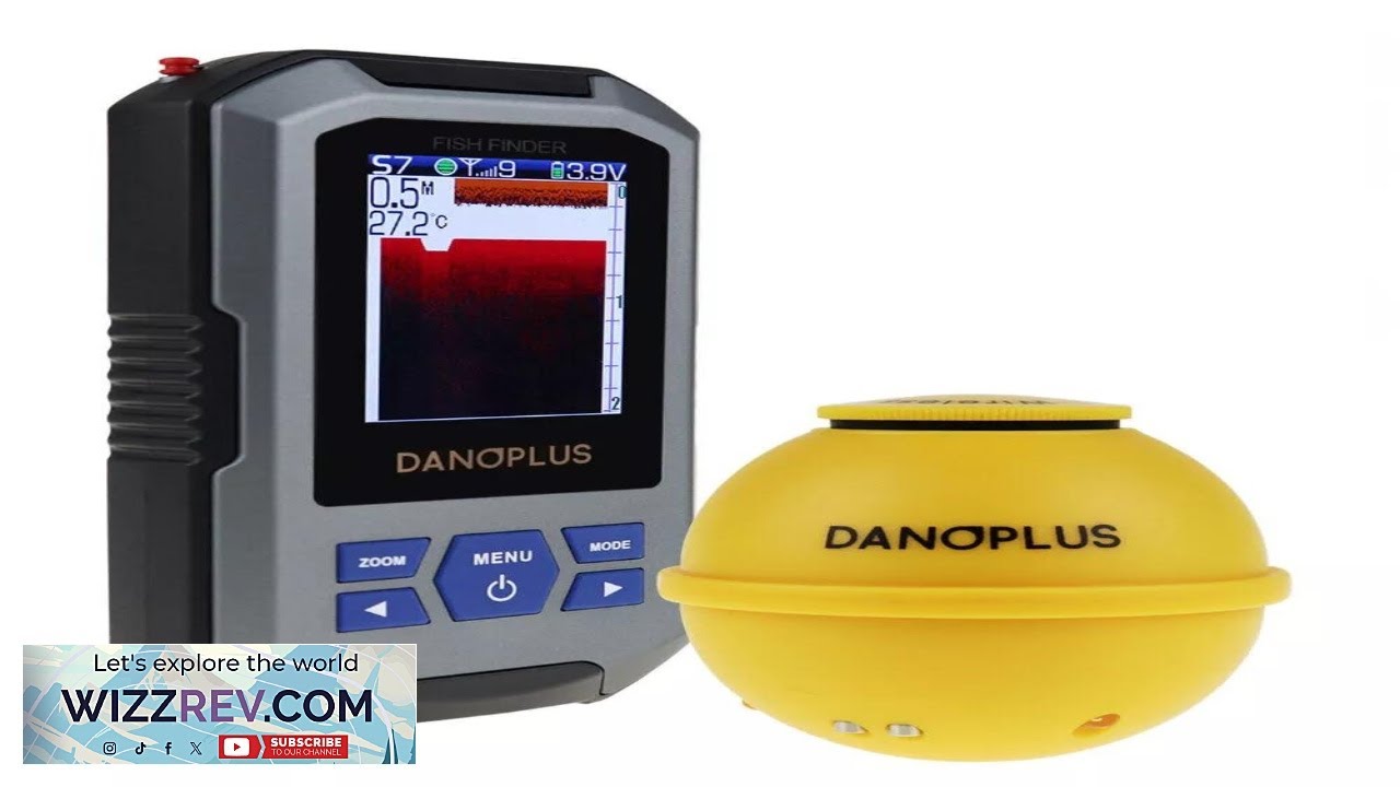 New Wireless Sonar Sensor 125kHz Fish Finder Water Depth and ...