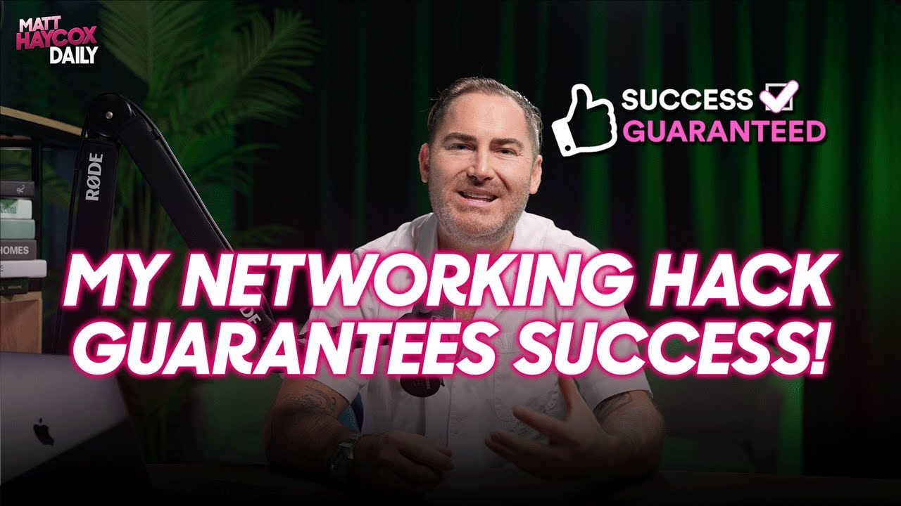 Guarantee Success with My Networking Hack! - YouTube