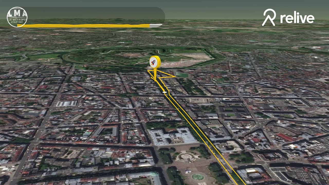 PARCOURS DU 5 KM DE L'URBAN TRAIL DE LILLE - YouTube