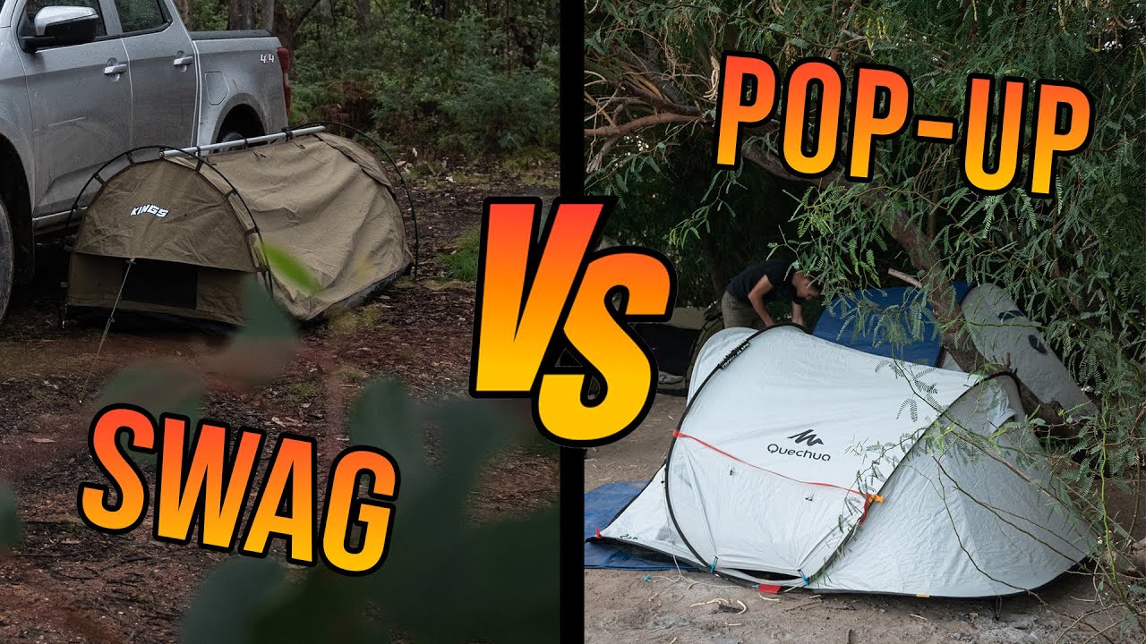 Swag vs Pop Up Tent | Which one would you choose? - YouTube