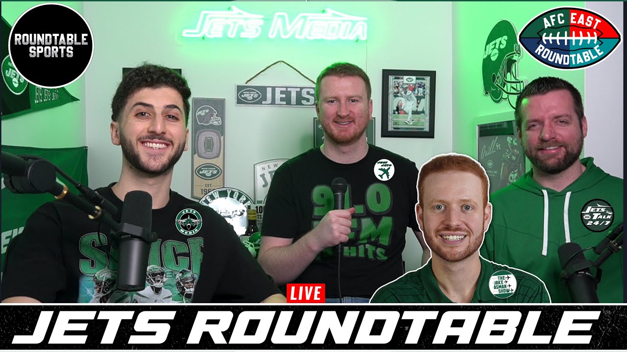 JETS ROUNDTABLE: LIVE From Jets Media Studios - Jets 2024 Off Season ...