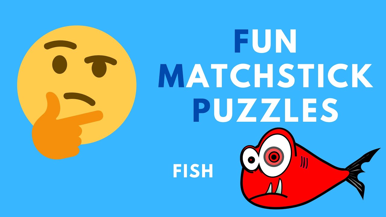 How To Solve The Puzzle: Swimming Fish - Matchstick Puzzles - YouTube