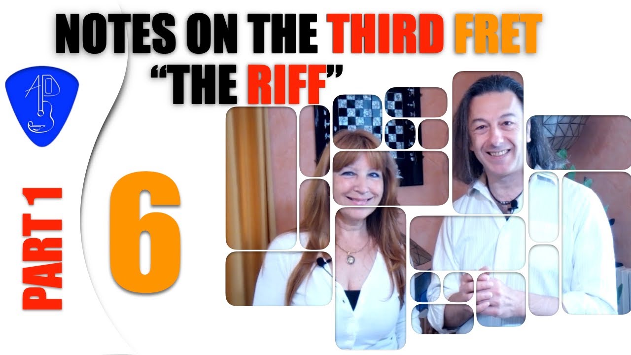 Lesson 6: part 1-Notes on the third fret - “The Riff” | Guitar Lessons ...