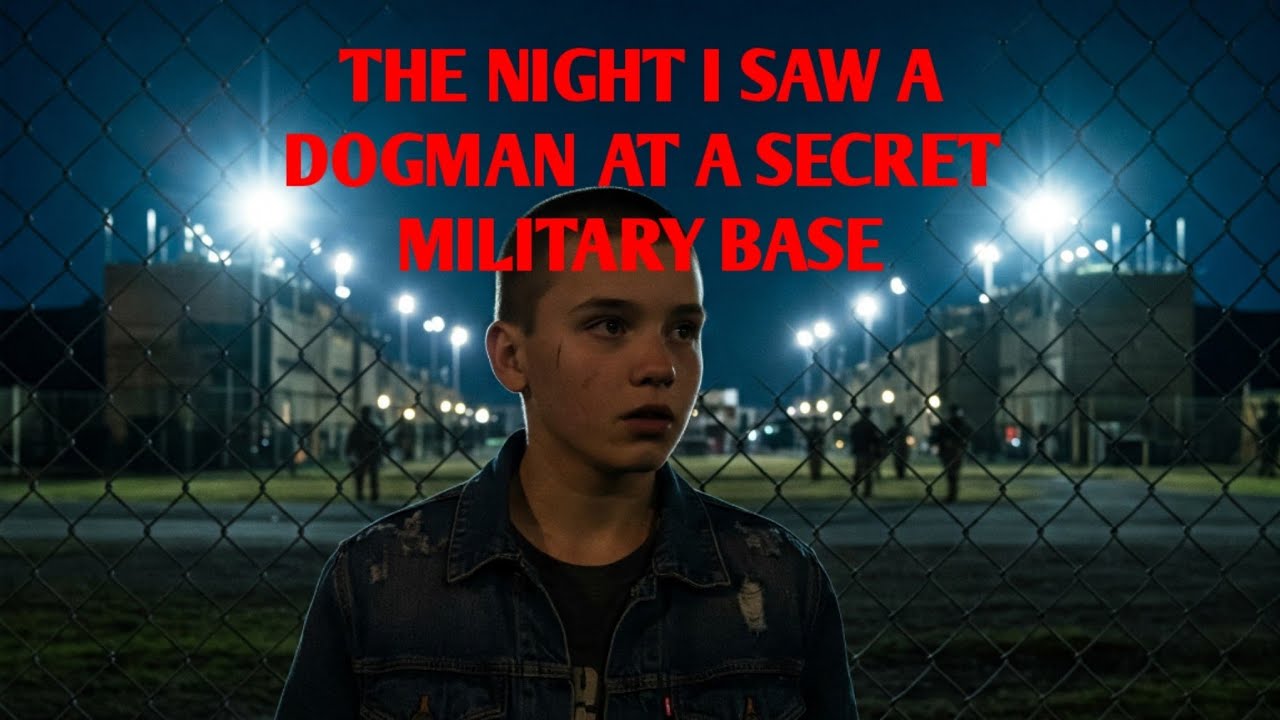 DOGMAN SEEN ON A SECRET MILITARY BASE BY A TEEN, HE SHARES HIS SHOCKING ...