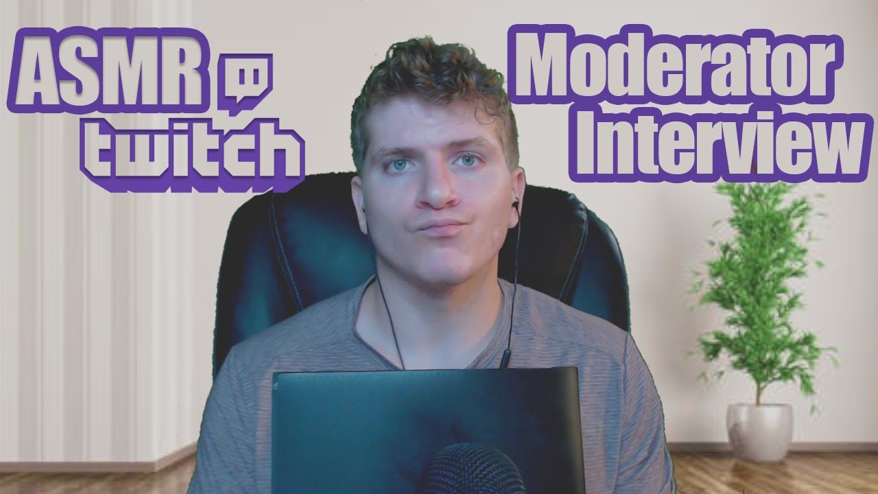 ASMR: Twitch Moderator Interview (Soft Spoken) - YouTube