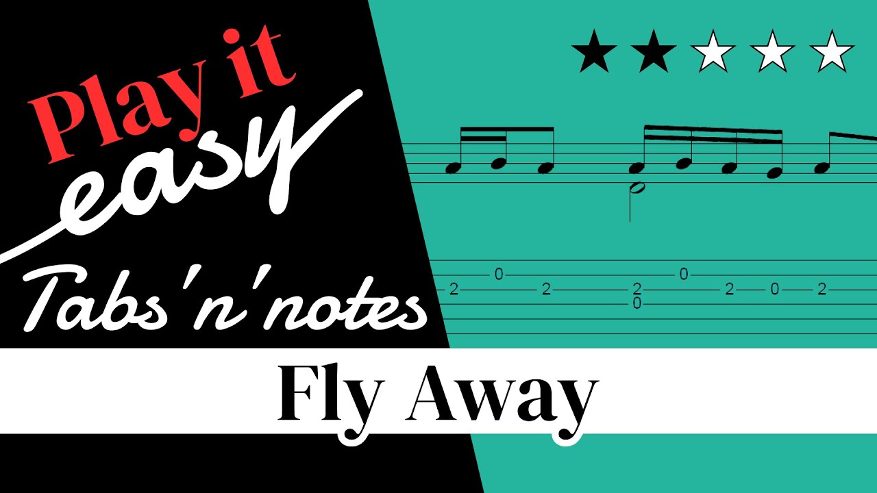 Fly Away - TheFatRat guitar tab & notes - YouTube