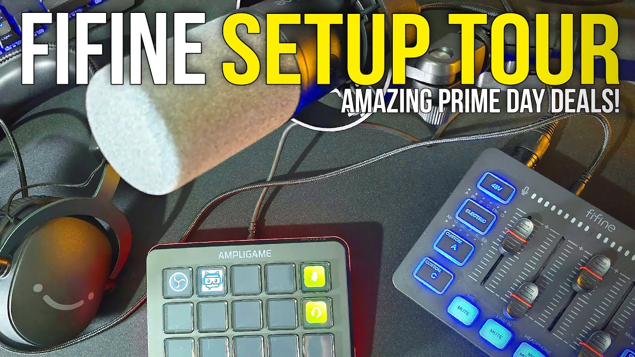 The Best Budget Streamer Tech! ~ Fifine Amazon Prime Day Setup Tour ...