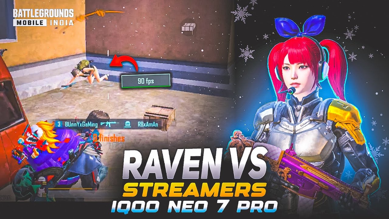 RAVEN Confused These Streamers! 🔱 - BGMI | IQOO NEO 7 PRO - YouTube