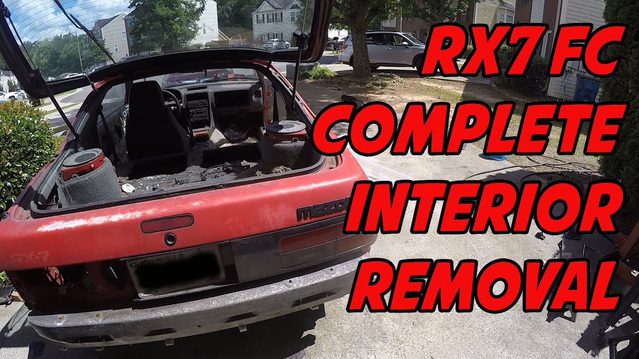 RX7 FC Build Ep.04 | Removing All the Interior and Wiring - YouTube