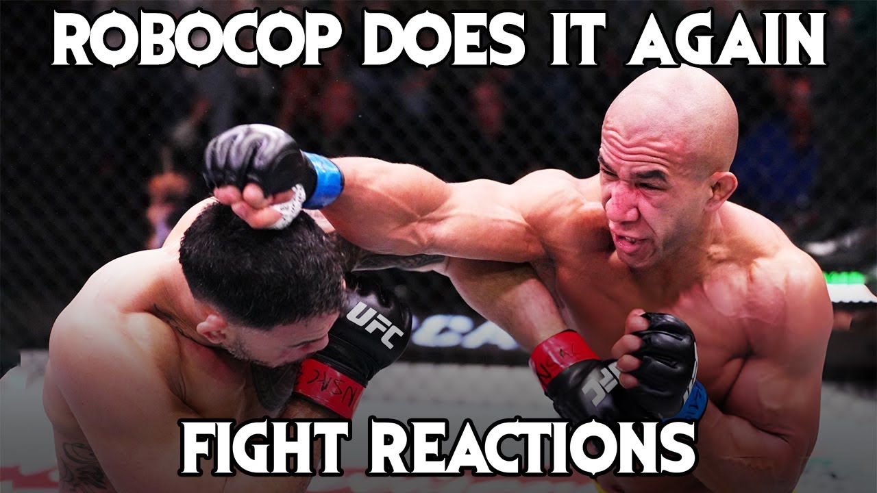 Gregory Rodrigues vs Brad Tavares Full Fight Reactions | Robocop is a ...
