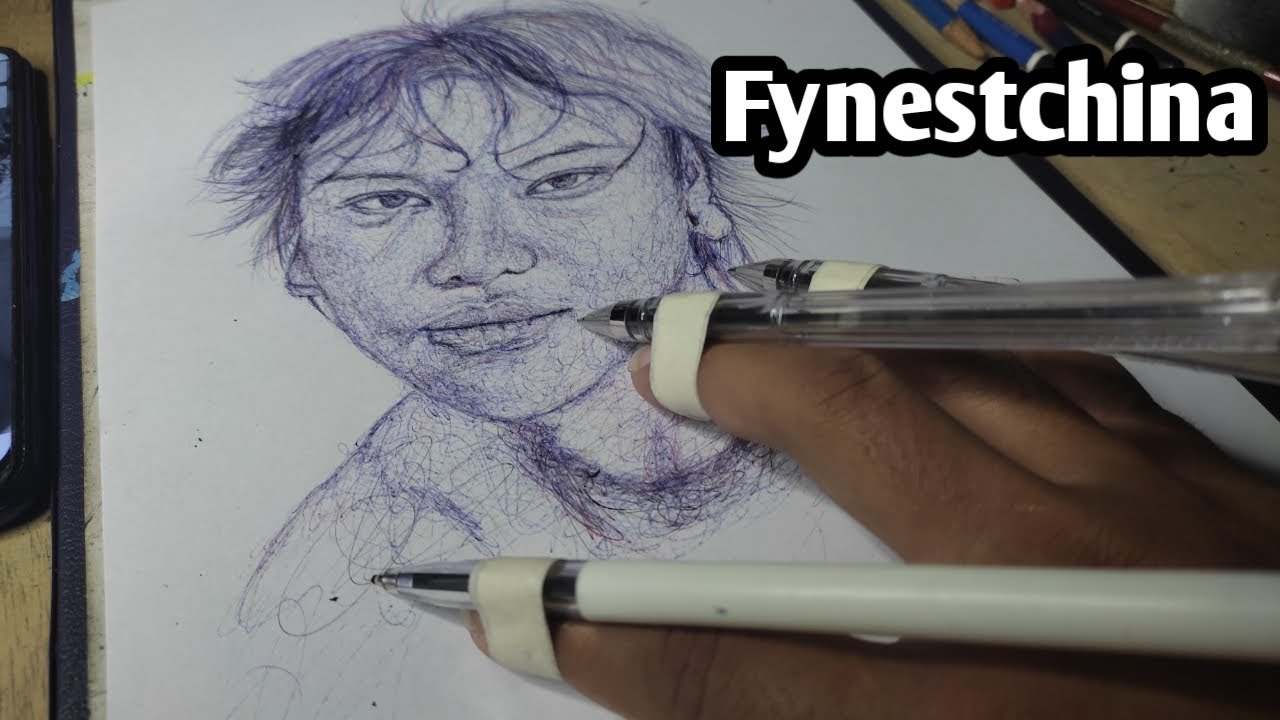 Drawing Fynestchina Gamit ang mga Daliri - YouTube