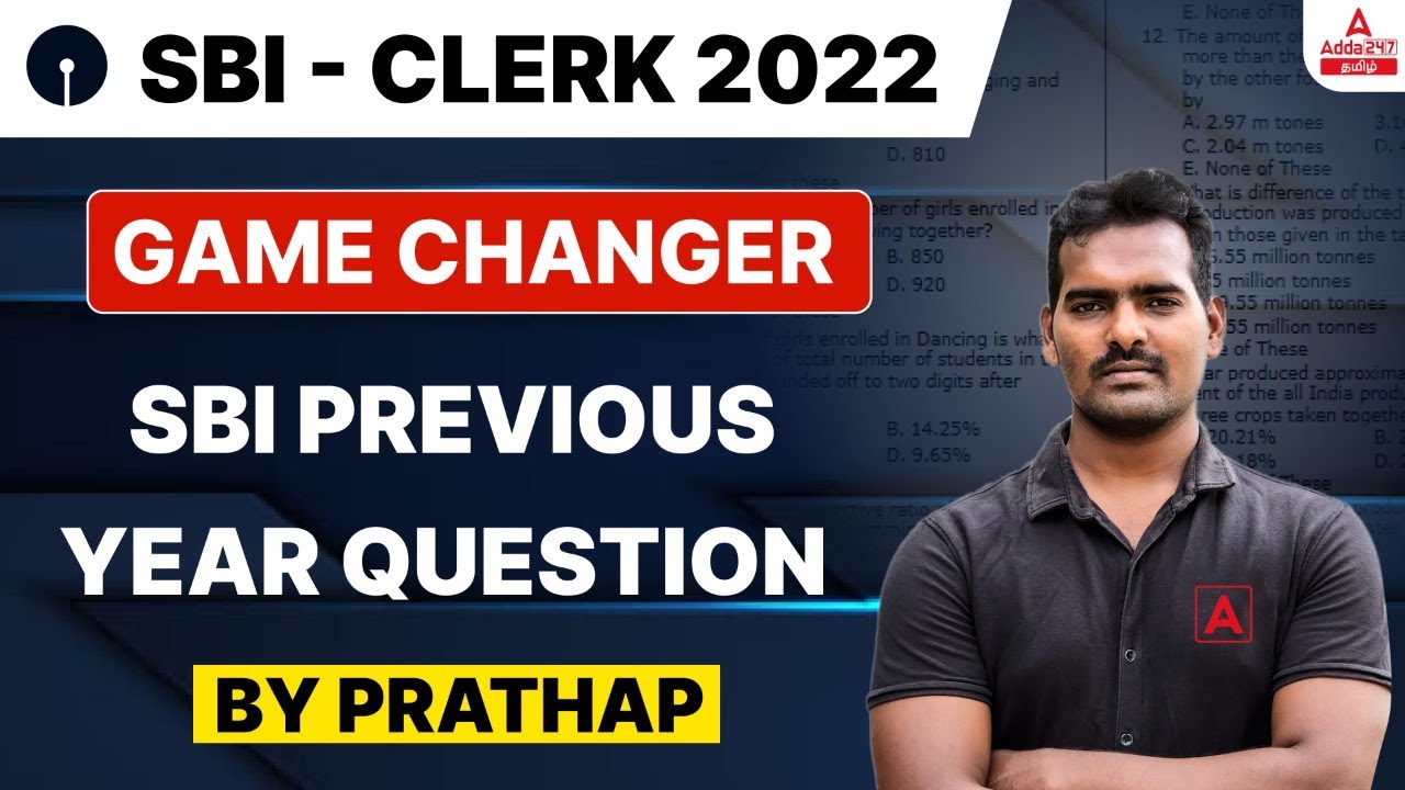 SBI Clerk Previous Year Question Paper | SBI Clerk Last Year Question ...