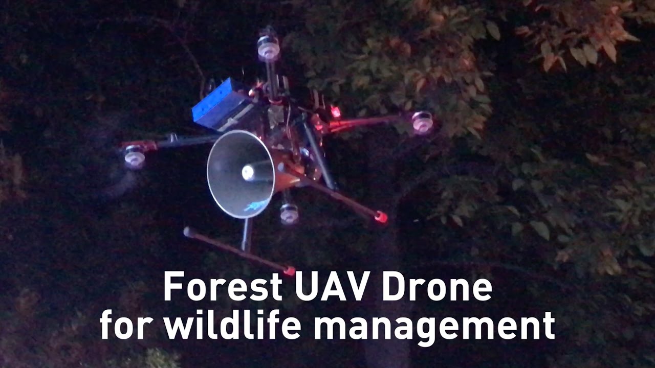 Forest UAV Drone for wildlife management | Digit.in - YouTube