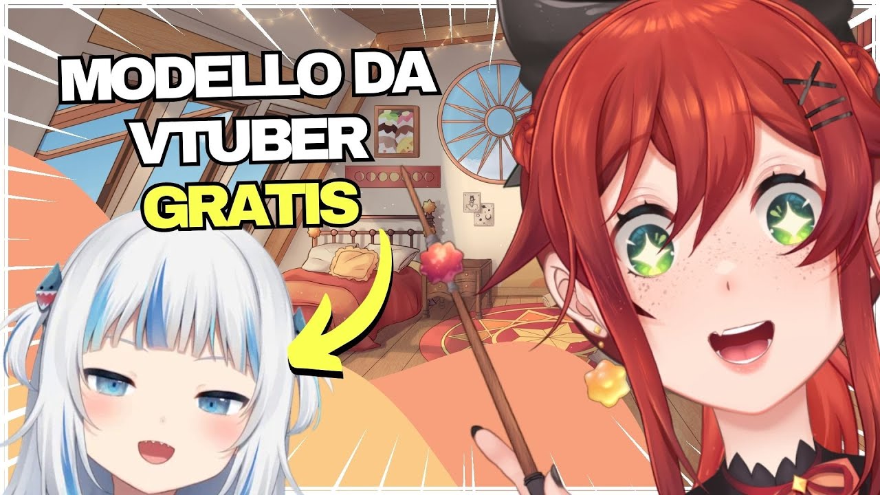 Realizzo un modello da vtuber GRATIS in LIVE! - YouTube