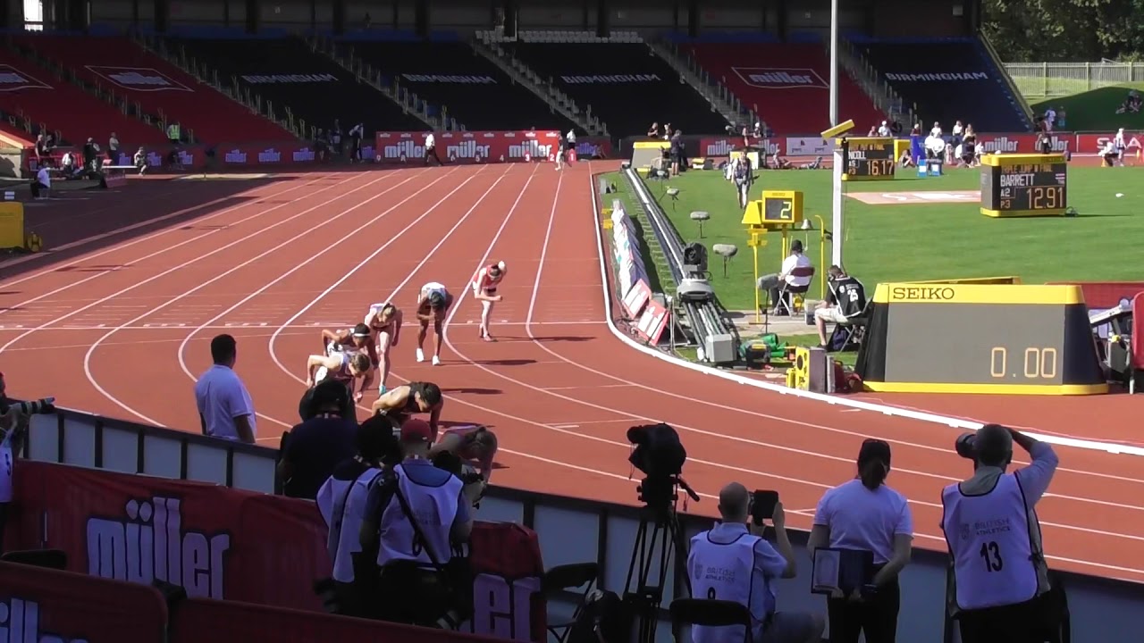 800m women heat 3 British Championships 24082019 - YouTube